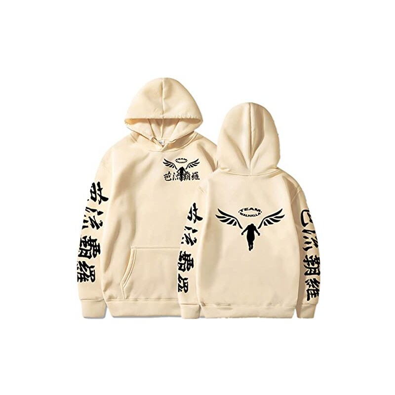 FLYCHEN Uomo Felpa con Cappuccio Tokyo Revengers con Colori Caramelle ...