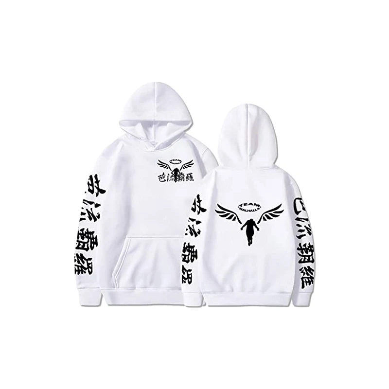 FLYCHEN Uomo Felpa con Cappuccio Tokyo Revengers con Colori Caramelle ...