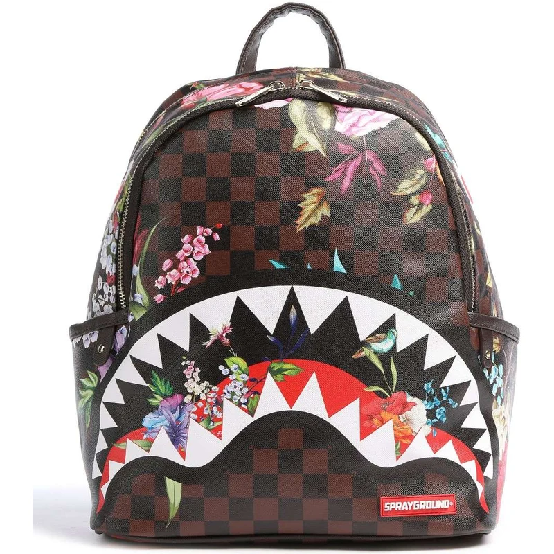 Sprayground Garden of Sharks Zaino marrone. Unisex - Stileo.it