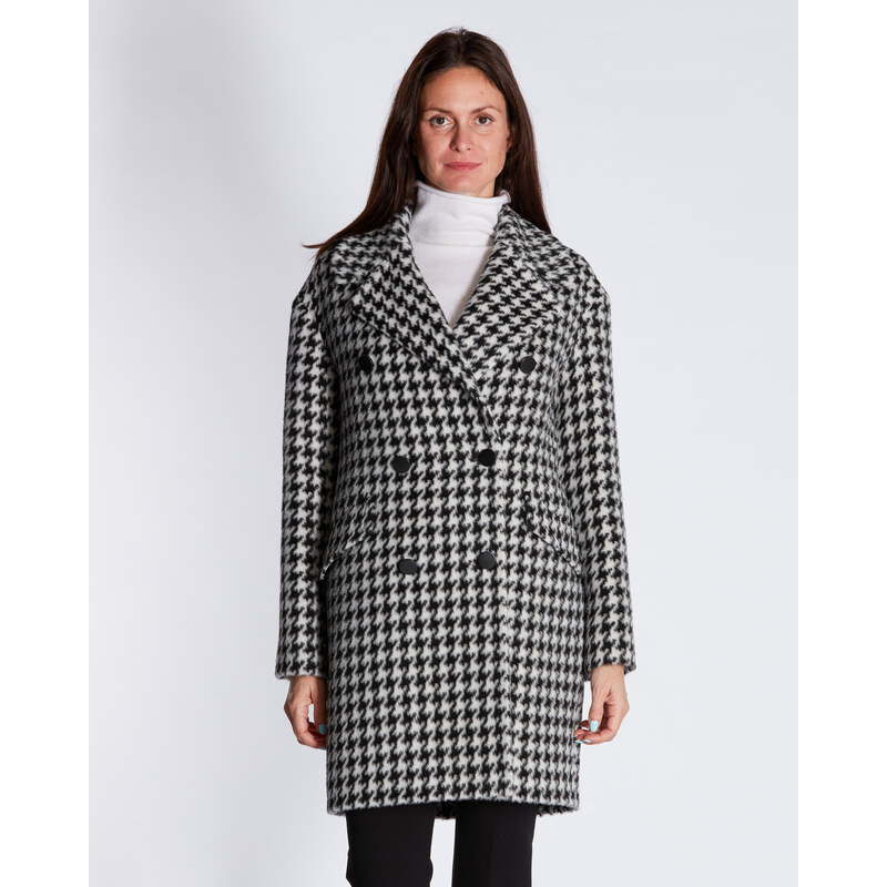 Tagliatore Cappotto Ariane bianco e nero - Stileo.it