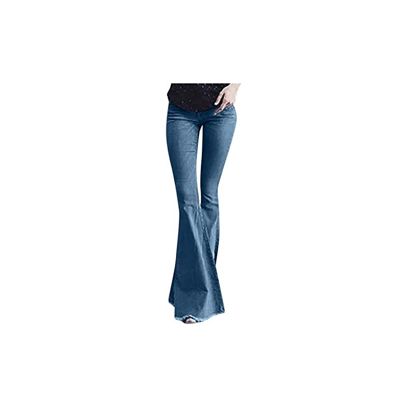 BIBOKAOKE Baggy Jeans da donna con jeans strappati, pantaloni in denim ... BIBOKAOKE Baggy Jeans da donna con jeans strappati, pantaloni in denim ...