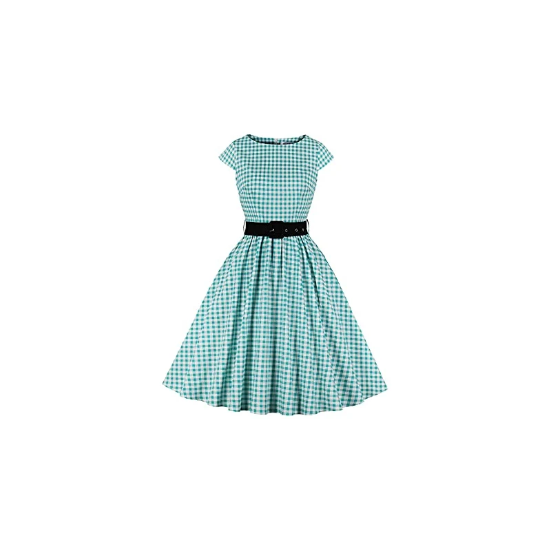 AXOE Donna Vestito Cerimonia Elegante Vintage Anni 50 Rockabilly con ...