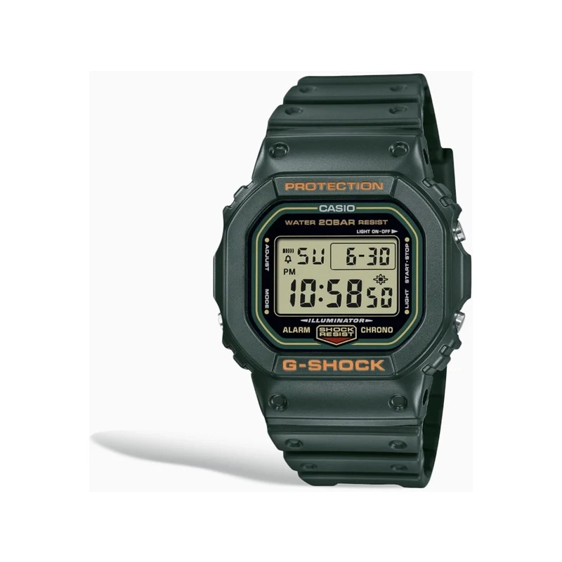 Casio Orologio G-SHOCK DW-5600 verde. Uomo - Stileo.it