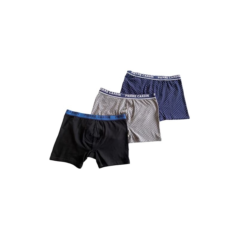 Pierre Cardin 3 Boxer Uomo Cotone Elasticizzato Intimo Underwear ...