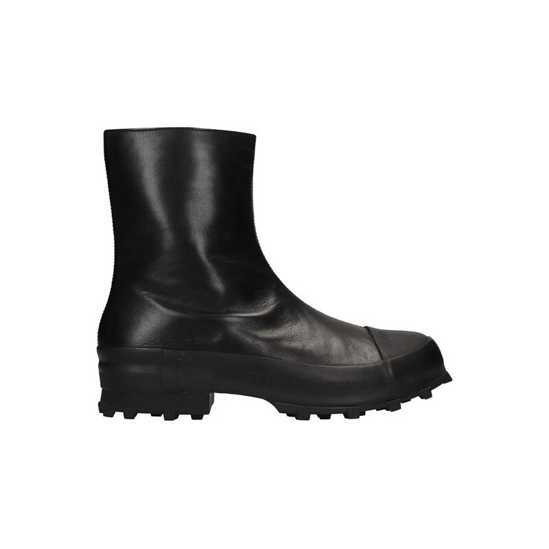 Camper Anfibi Traktori in Pelle Nera - Stileo.it