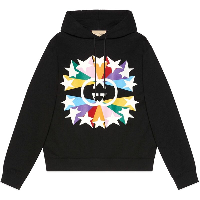 Gucci Felpa Interlocking G - Nero - Stileo.it