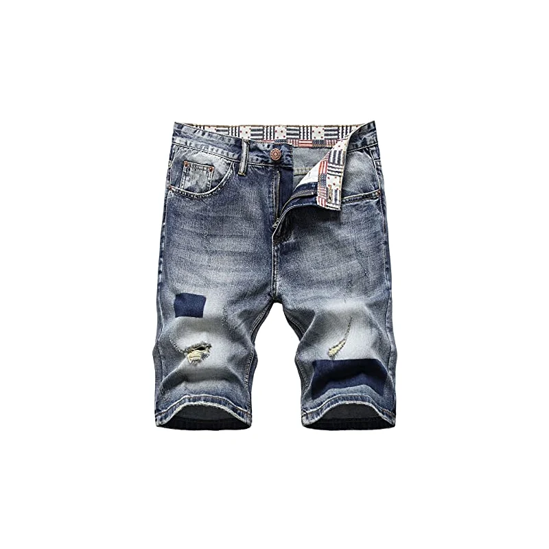 Duohropke Pantaloncini corti da uomo, pantaloni corti, jeans alti, da ...