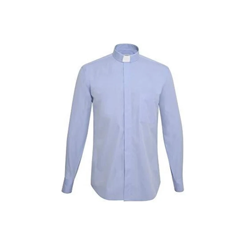 Manifatture Mario Bianchetti Camicia Clergy Mille Righe - Azzurro ...