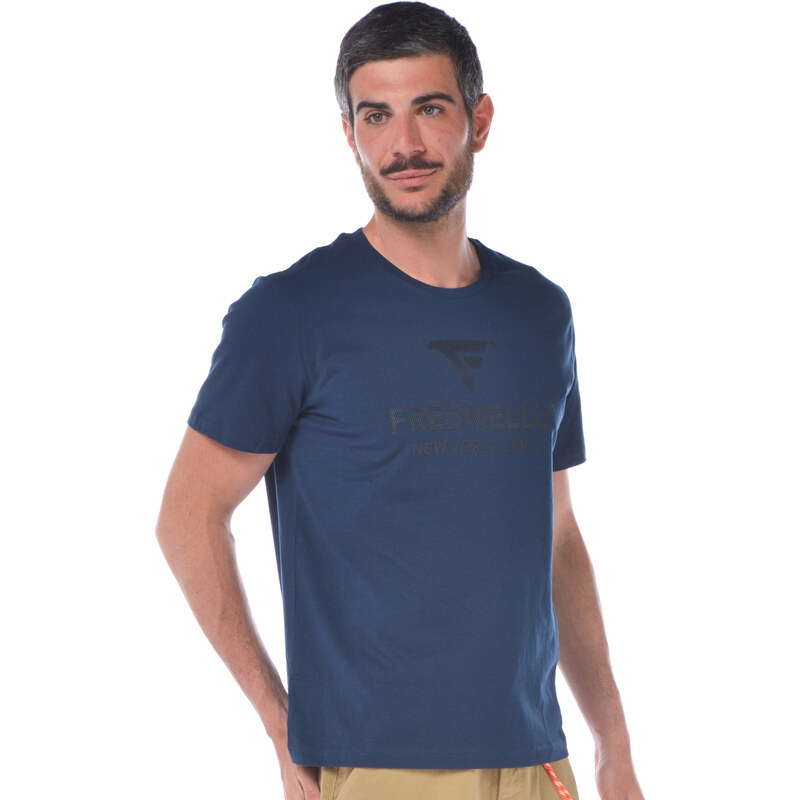 t Shirt da uomo Fred Mello logo gommato - Stileo.it