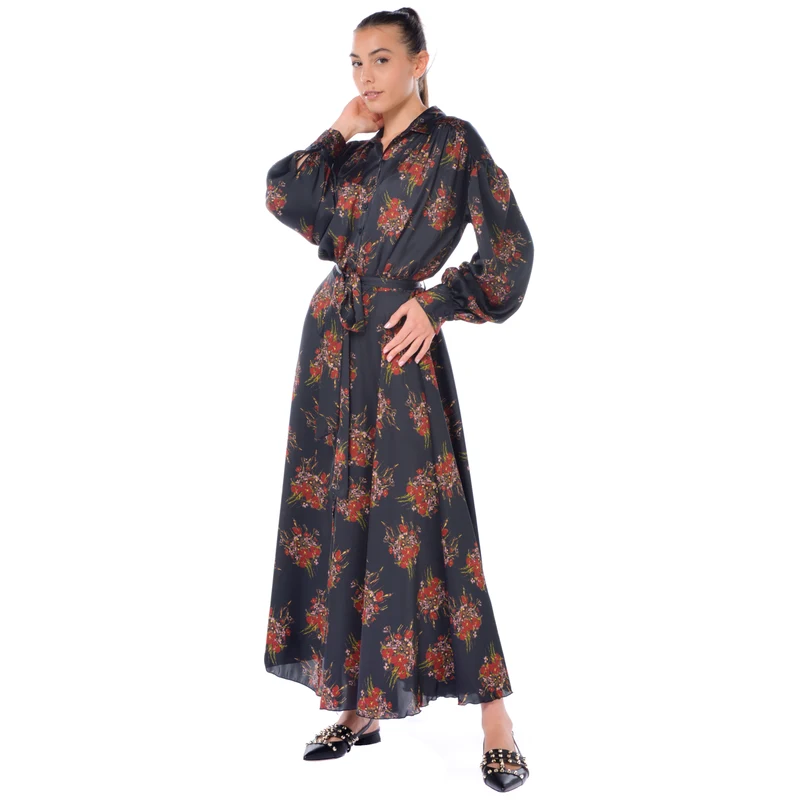 abito lungo da donna Aniye By chemiser fantasia floreale - Stileo.it
