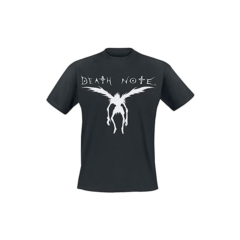 Death Note Ryuk's Shadow Uomo T-Shirt Nero S 100% Cotone Regular ...