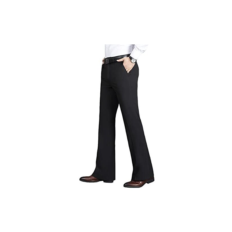 HAORUN Pantaloni da uomo con fondo a campana anni '60 anni '70 Vintage ...