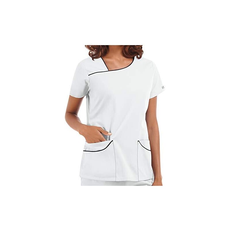 PJQQ Scrubs Uniforms Donna Uniforme da Lavoro Top Ideale per Infermieri ...