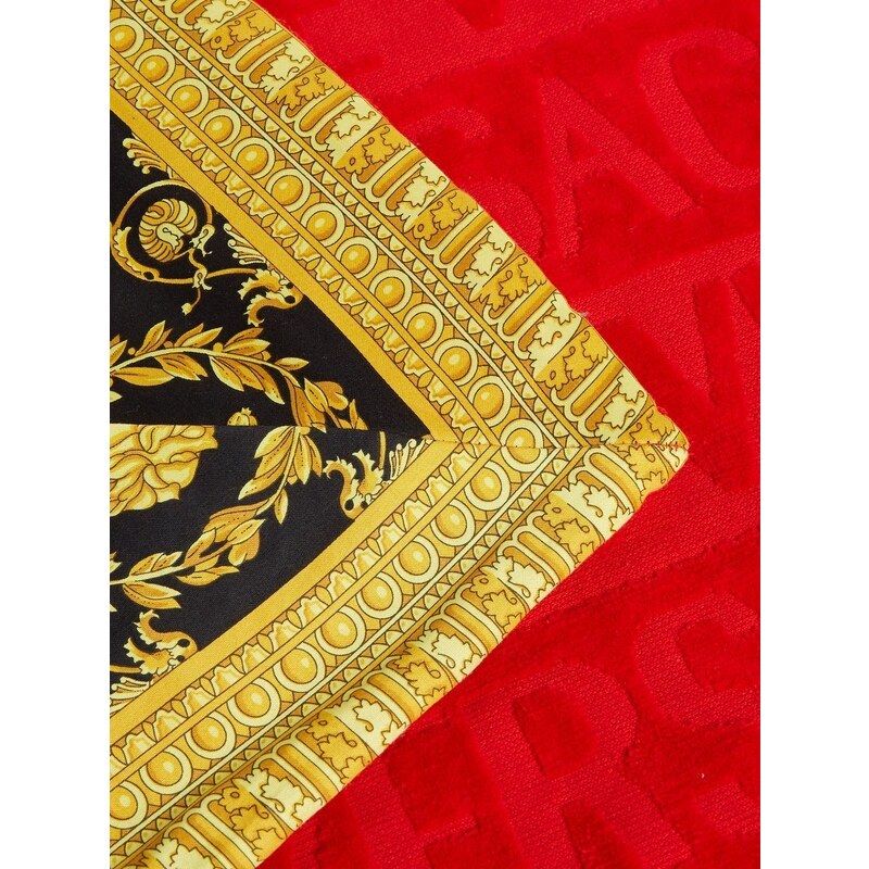 Versace Telo da mare I Love Baroque - Rosso - Stileo.it
