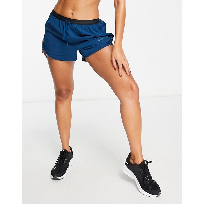 Nike Running Run Division Tempo Luxe Dri Fit Pantaloncini Verde Azzurro Blu Stileoit
