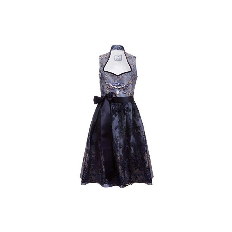 Edelnice Trachtenmode Esclusivo design colletto alto Midi Dirndl ...