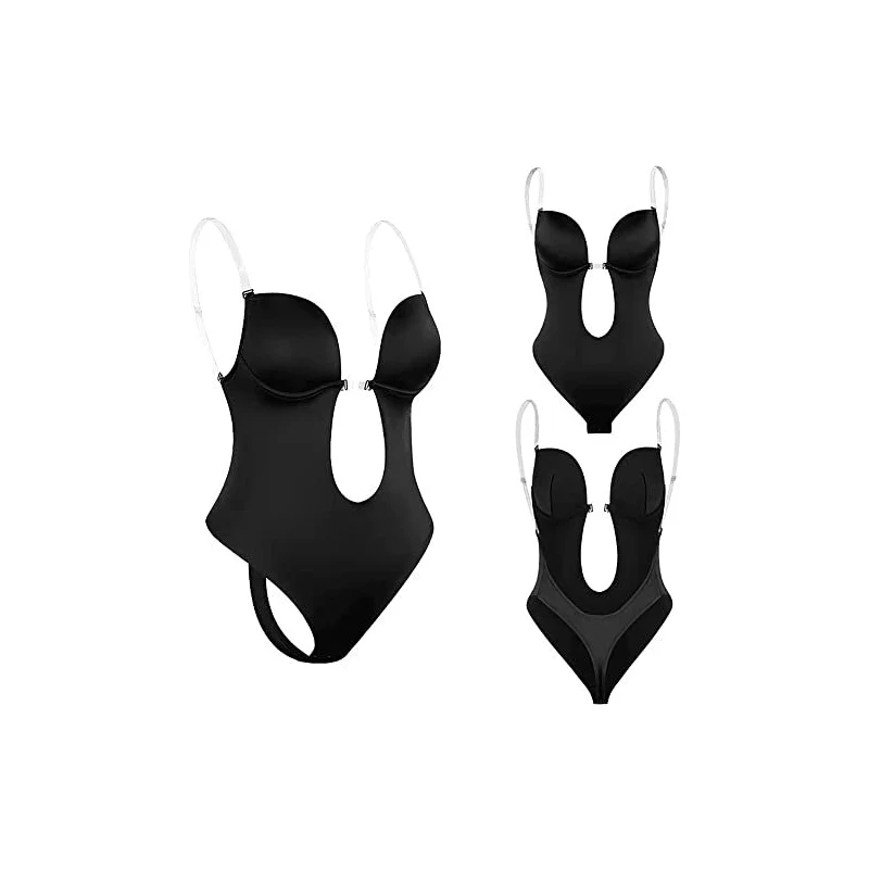 NBBNYJ body donna schiena nuda Schiena Scoperta e Profondo Scollo a V ...