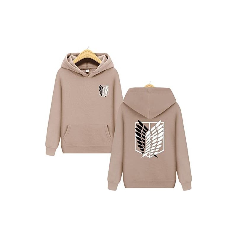 JAXA Attack on Titan Felpa con cappuccio Manga Shingeki No Kyojin Eren ...