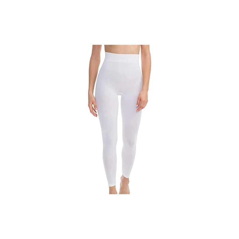 FarmaCell Bodyshaper 609B (Avorio, S/M) Leggings Modellante con pancera ...