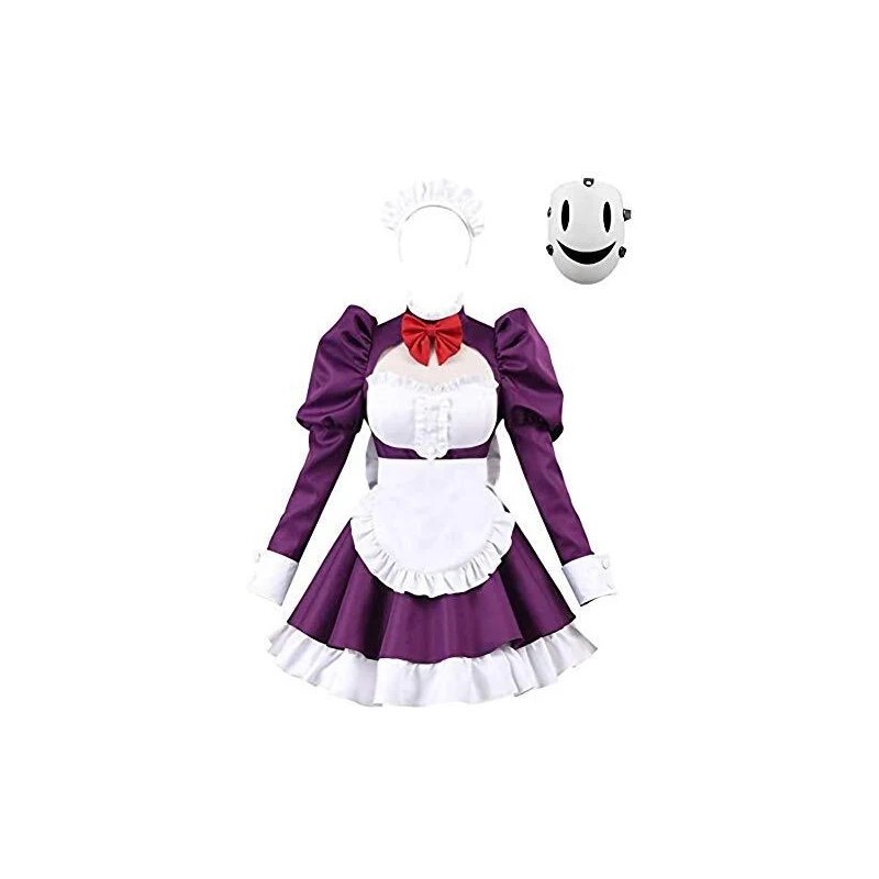 xHxttL High Rise Invasion Cosplay Maid Costume con Sniper White Smile ...