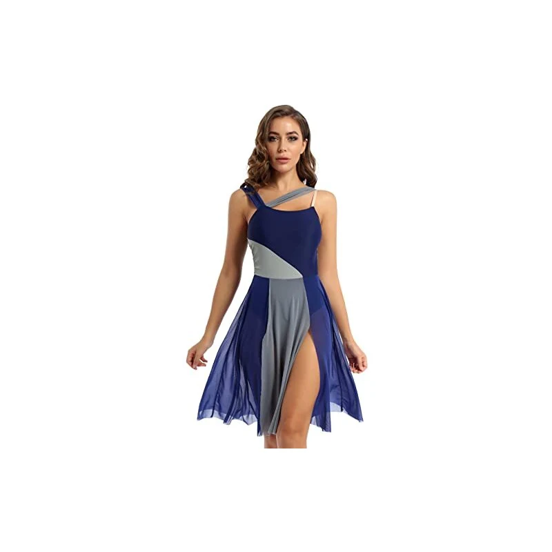 TiaoBug Vestito da Balletto Donna Body da Latino Jazz Samba Rumba Tango ...