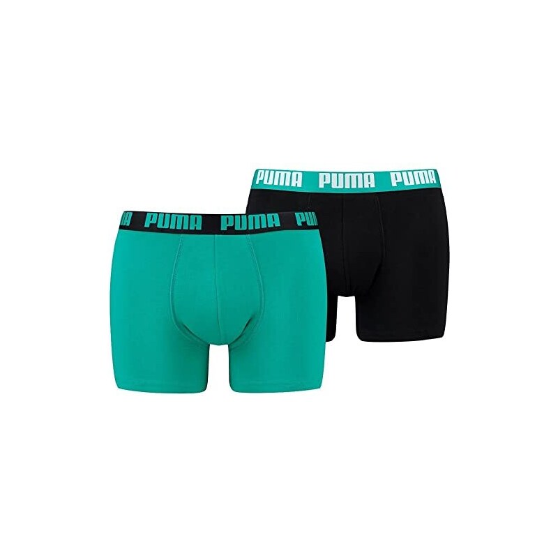 PUMA Basic Men's Boxers 2 Pack Pugile, Aqua Combo, XXL (Pacco da 2 ...