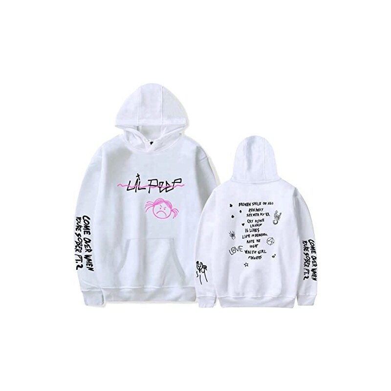 RAG Lil Peep Sad Girl Hip Hop Felpa con cappuccio Weep Crybaby Rapper ...