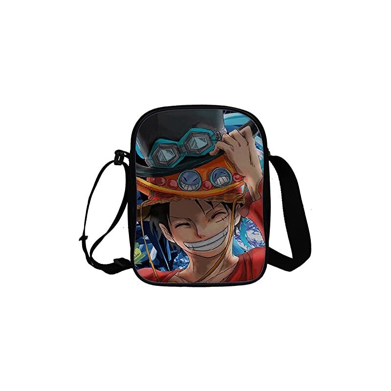 WANHONGYUE Anime One Piece Monkey D Luffy Borsa a Tracolla Borse a ...