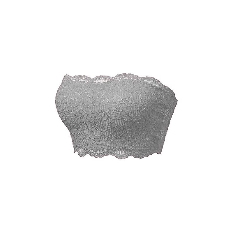 JokeLomple Reggiseno Fascia - Top Bandeau Bra Sexy Lace Bralette di Spalline Regolabili Morbida ...