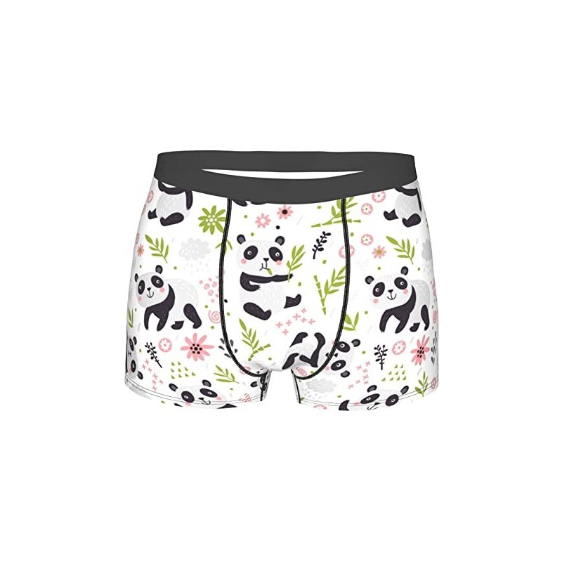 917 Mutande Maschili Motivo Floreale di bambù del Panda del Fumetto ...