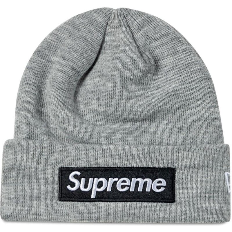 Supreme Berretto Box Logo x New Era - Grigio - Stileo.it