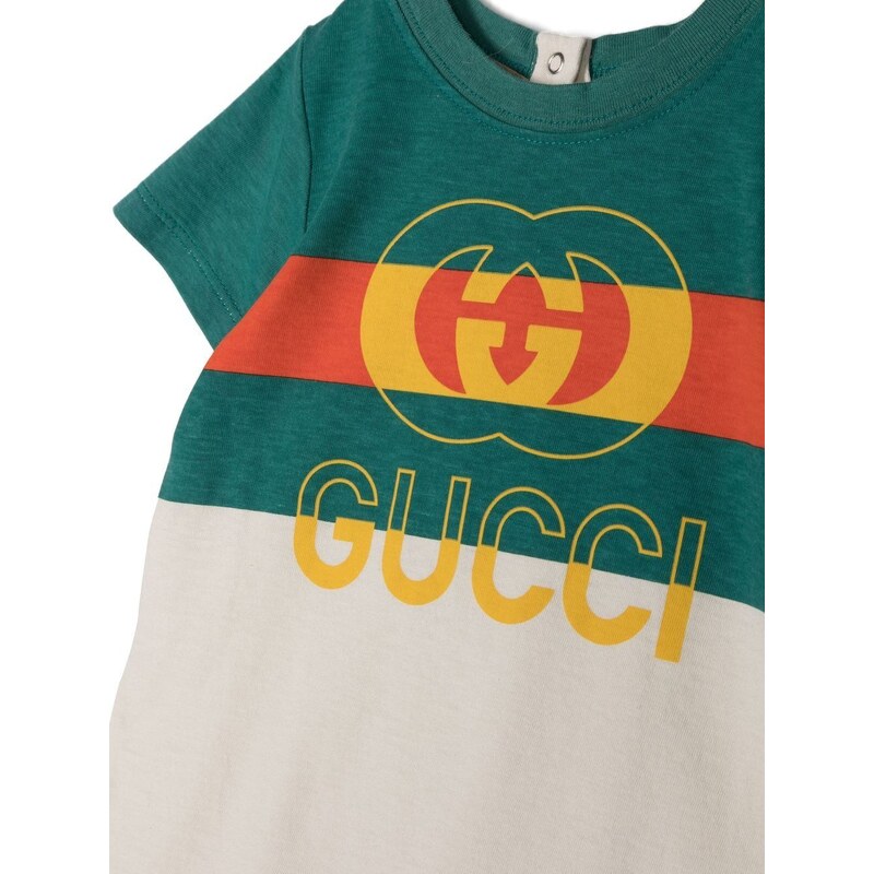 Gucci Kids Tutina con stampa - Toni neutri - Stileo.it
