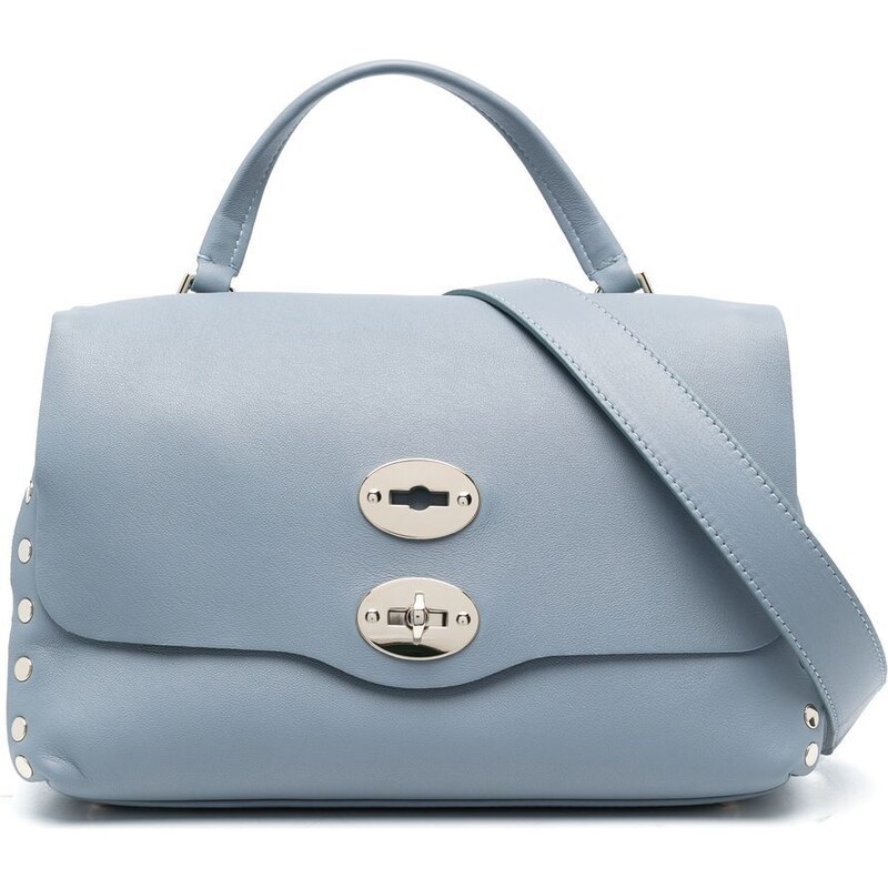 Zanellato Borsa tote con borchie - Blu - Stileo.it