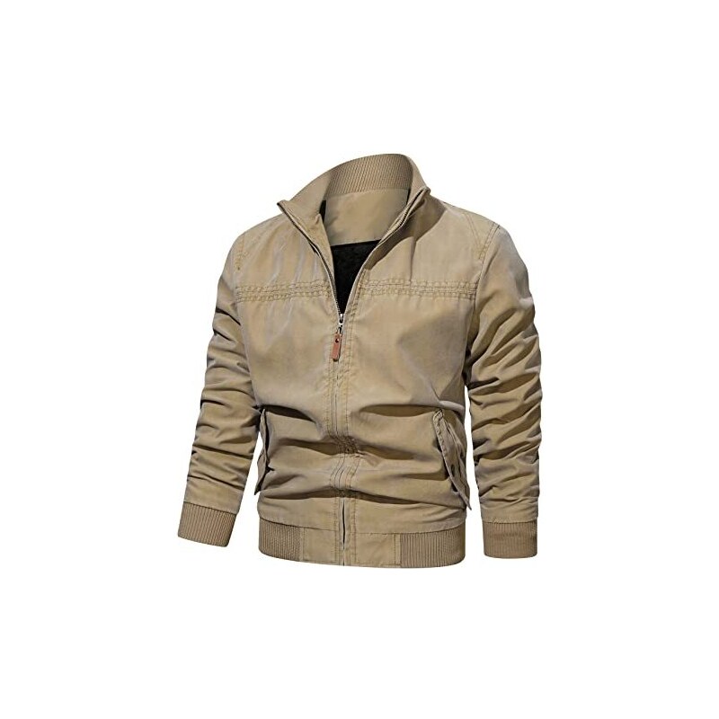 ZDDP Giacche da uomo Spalline Maschio Autunno e Inverno Warmer Manica ...