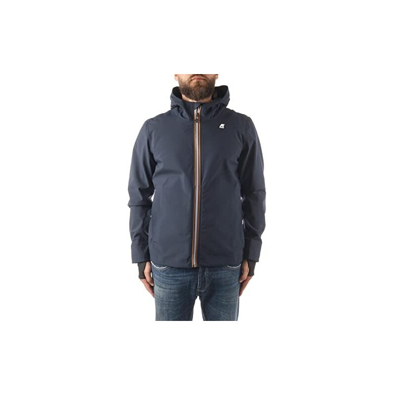 Kway K-Way Giacca Softshell Jacko Bonded (Blue Depht) (M) - Stileo.it