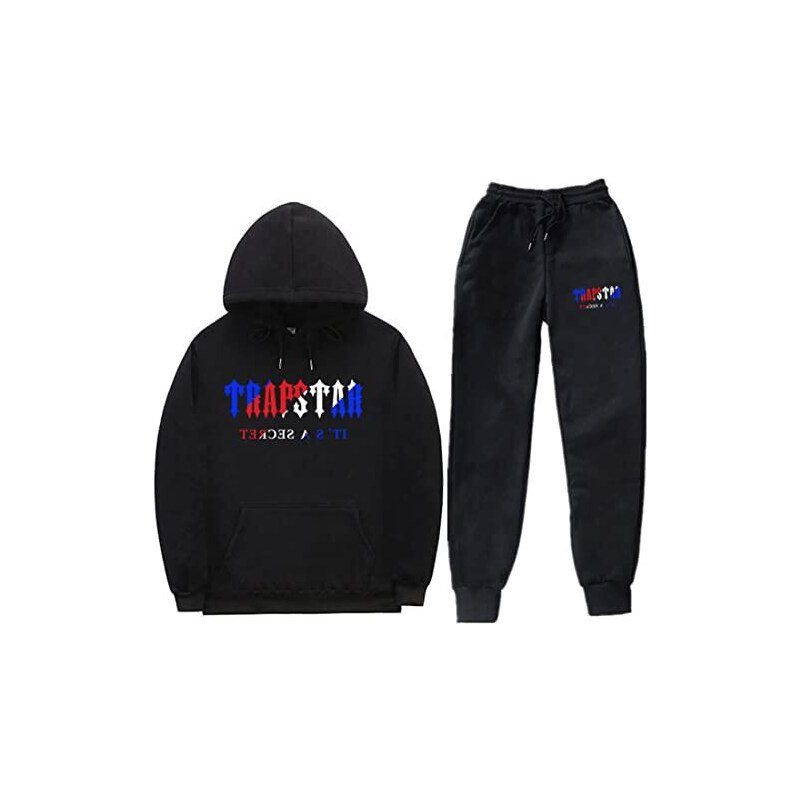 NIUHE Tuta Trapstar London Shooters per Uomo 2 Pezzi Tuta Sportiva ...