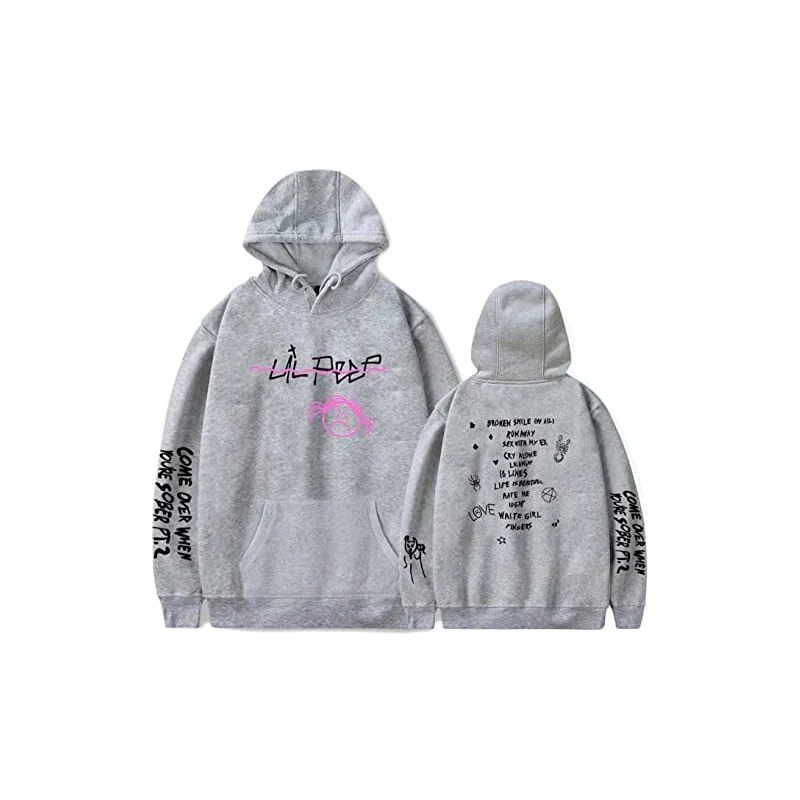 RAG Lil Peep Sad Girl Hip Hop Felpa con cappuccio Weep Crybaby Rapper ...