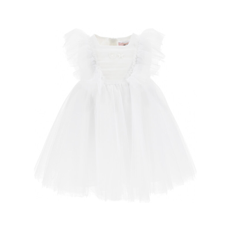 CHIARA FERRAGNI Abito party in tulle ricamo Eyestar - Stileo.it