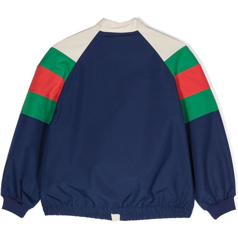 Gucci Kids Bomber con design color-block - Toni neutri - Stileo.it