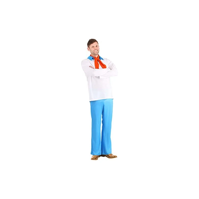 FunPop Classic Scooby Doo Men's Fred Fancy Dress Costume Medium - Stileo.it