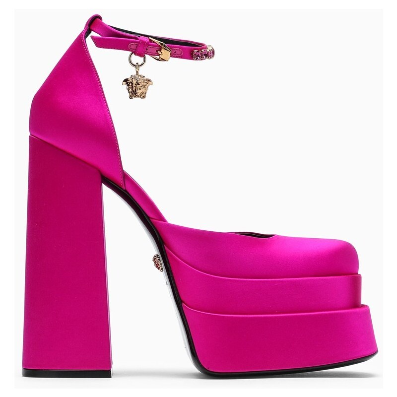 Versace Decolleté platform Medusa Aevitas fucsia - Stileo.it