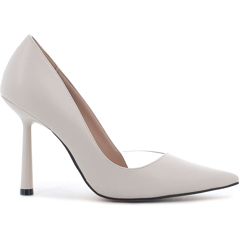Queen Helena Decollette a punta con inserto trasparente e tacco a ...