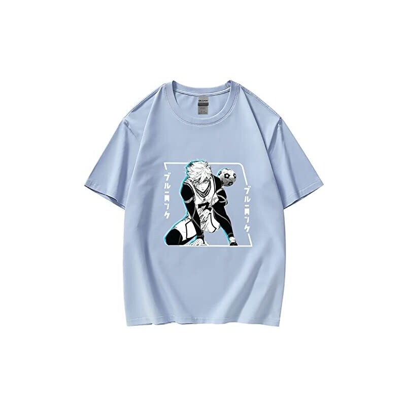 itachigo Anime Blue Lock T-Shirts Seishirou Nagi Clothing Inspirational ...