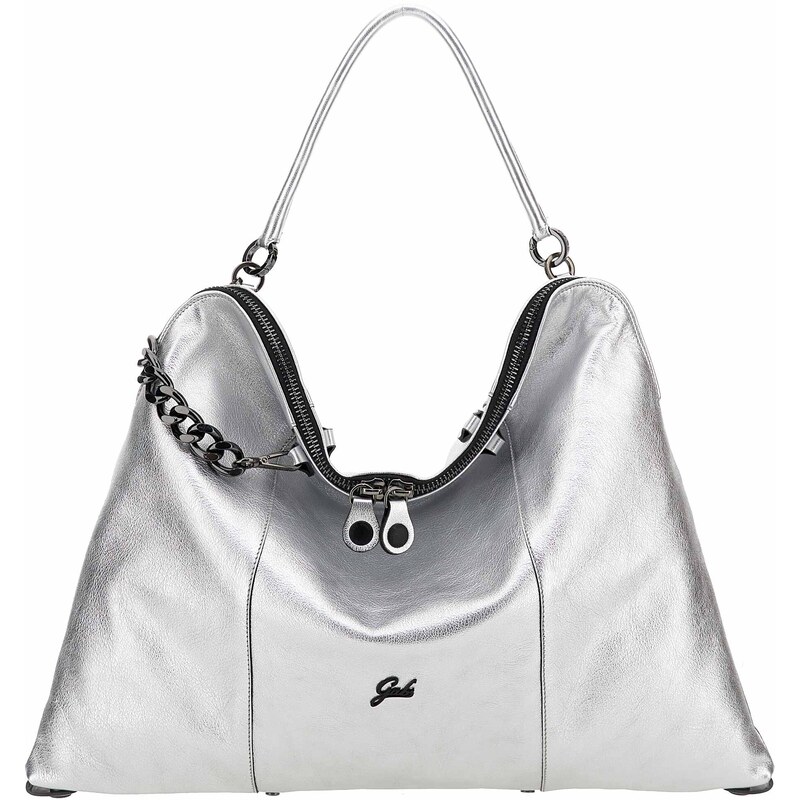 Gabs Borsa trasformabile noelle taglia l in pelle metal argento TU ...