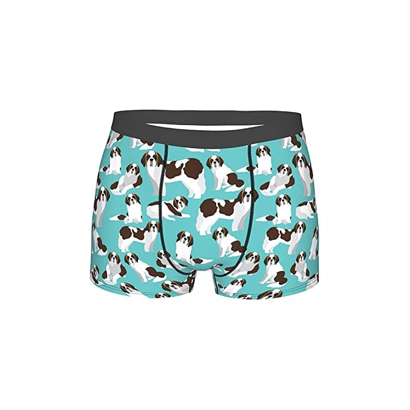 408 Cane San Bernardo Mutande Maschili Mutande Boxer da Uomo Hipster ...