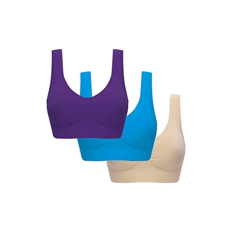 Sunnyuk Reggiseni Sportivo Donna Sostegno Forte Reggiseno Con Fibbia