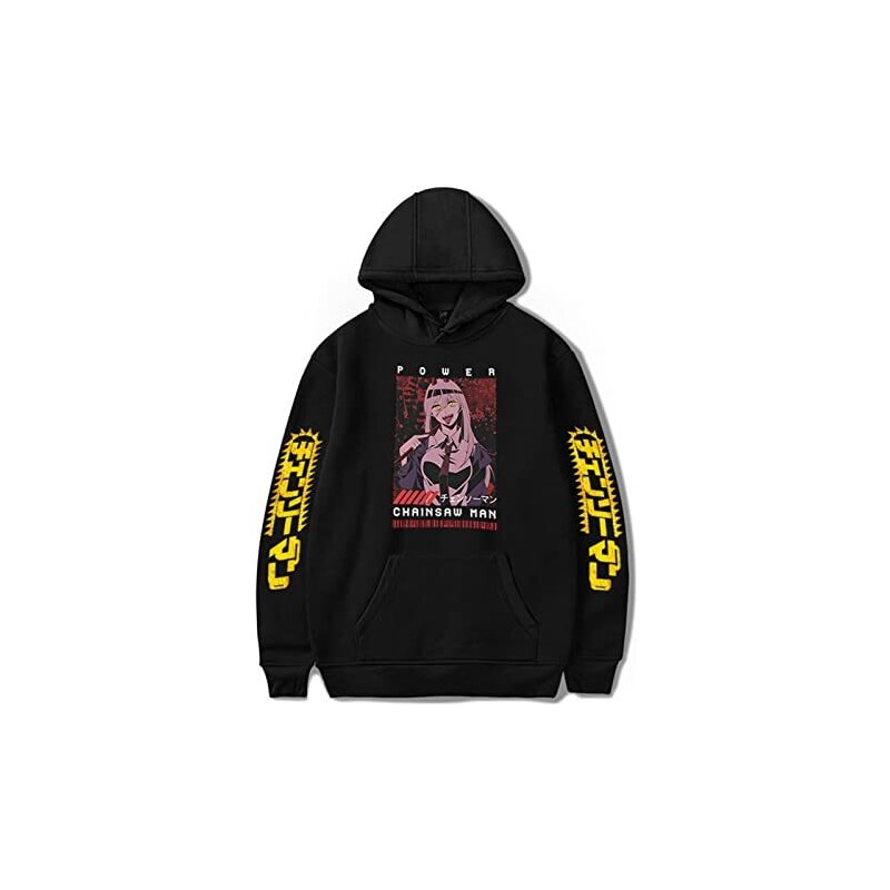 acsefire Chainsaw Man Hoodie Power Top Devil Power Pullover Chainsaw ...