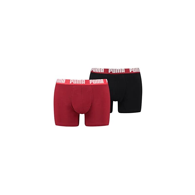 PUMA Basic Men's Boxers 2 Pack Pugile, Intense Red Combo, XXL (Pacco da 2) Uomini - Stileo.it