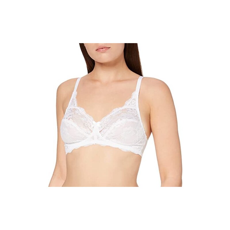 Playtex Soutien-Gorge Emboitant avec Armatures Essential Elegance Reggiseno con Ferretto, Bianco ...