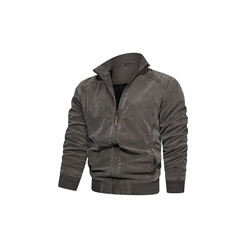 ZDDP Giacche da uomo Spalline Maschio Autunno e Inverno Warmer Manica ...